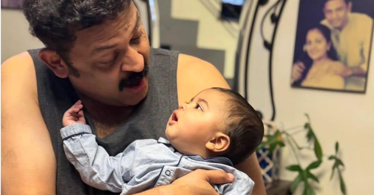 'ഓമിയുടെ കുഞ്ഞു തലോടൽ, കുഞ്ഞു നോട്ടം'; വലിയ സന്തോഷത്തിൽ മുത്തച്ഛ ...