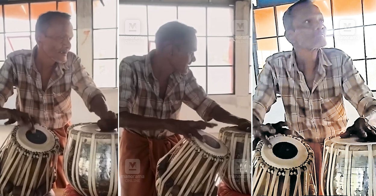 ആക്രി പെറുക്കാൻ വിളിച്ചുവരുത്തി; തബലയിൽ ‘തീൻതാൾ’ വായിച്ച് ദാമു ...