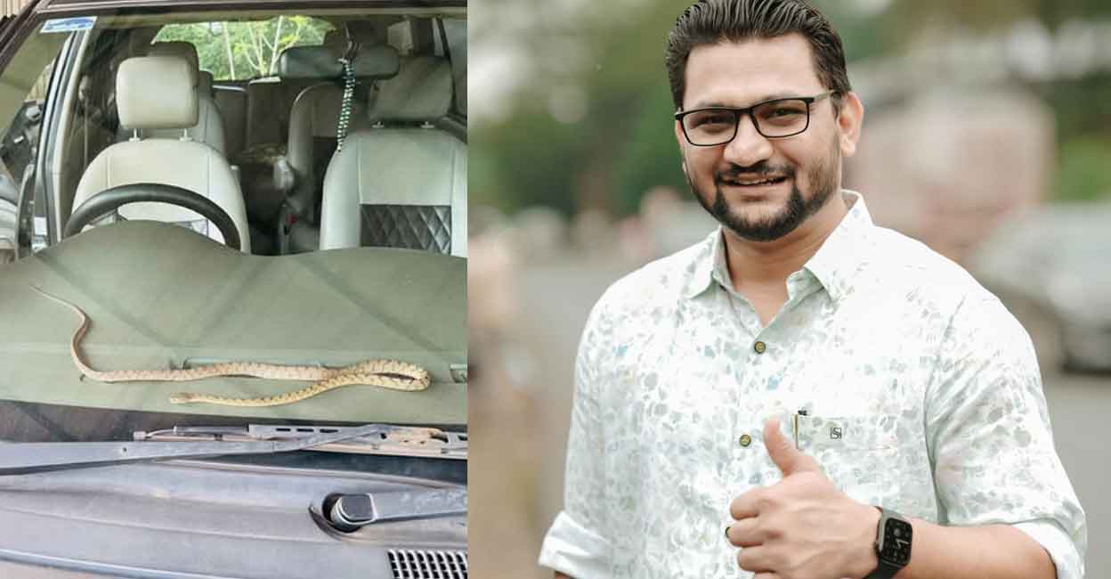 പട്ടാമ്പി എംഎല്‍എ മുഹമ്മദ് മുഹസിന്റെ വാഹനത്തില്‍ പാമ്പ്; ‘മഴക്കാലമാണ്, ജാഗ്രതവേണം’ | MLA ...