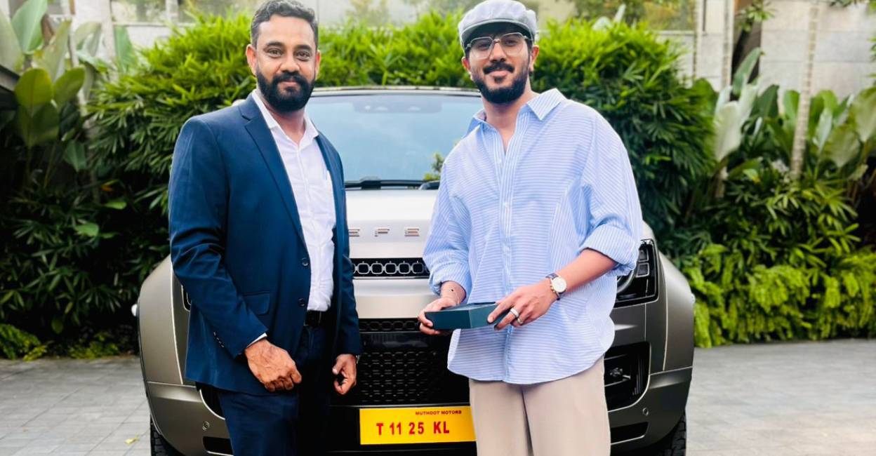 3.50 കോടിയുടെ ഡിഫൻഡർ സ്വന്തമാക്കി ദുൽഖർ; ഗാരിജിലേക്കെത്തിച്ചത് ഒക്ട ...