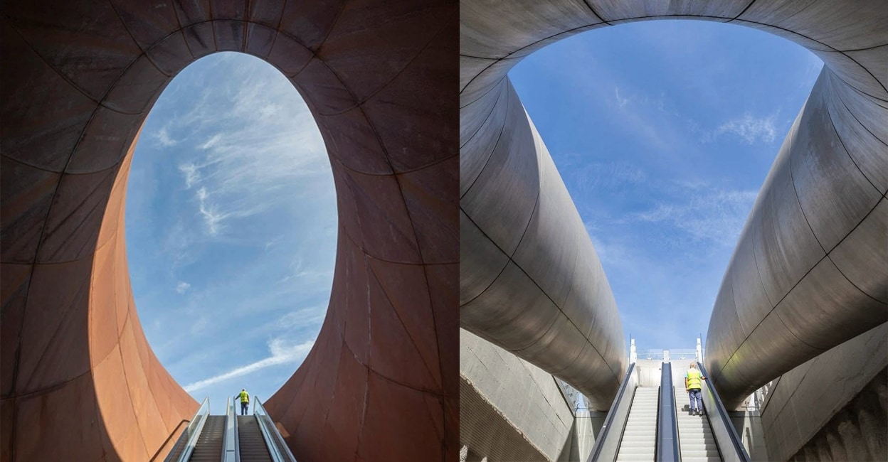 നേപ്പിൾസിൽ അനീഷ് കപൂർ രൂപകൽപ്പന ചെയ്ത പുതിയ ഭൂഗർഭ സ്റ്റേഷൻ തുറന്നു - Anish Kapoor| Naples Metro ...