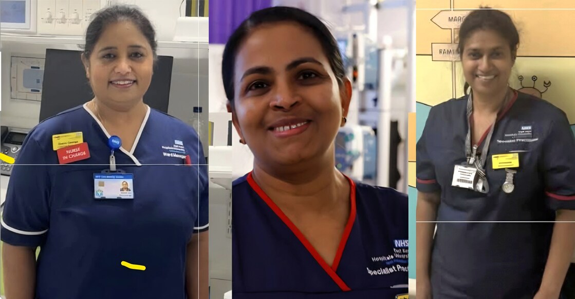 ബ്രിട്ടിഷ് ആരോഗ്യമേഖലയിൽ ചരിത്രം കുറിച്ച് മൂന്ന് മലയാളി നഴ്സുമാർ - UK ...