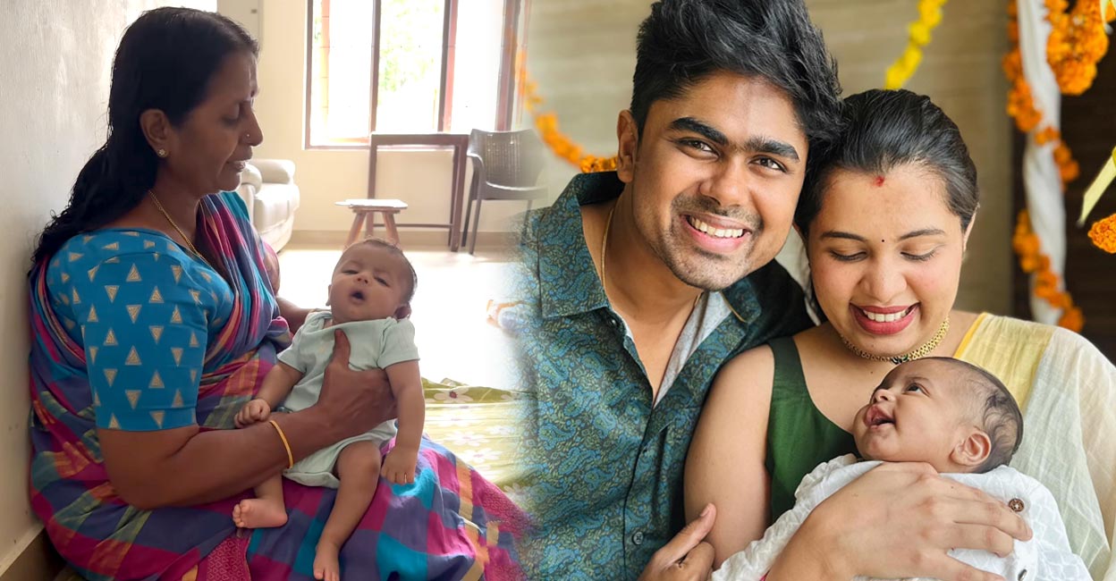 മുത്തശ്ശിയുടെ പാട്ട് കേട്ട് ശാന്തമായി ഉറങ്ങി ഓമി; കുഞ്ഞിന്റെ ഏറ്റവും മികച്ച വിഡിയോ എന്ന് ആരാധക ...