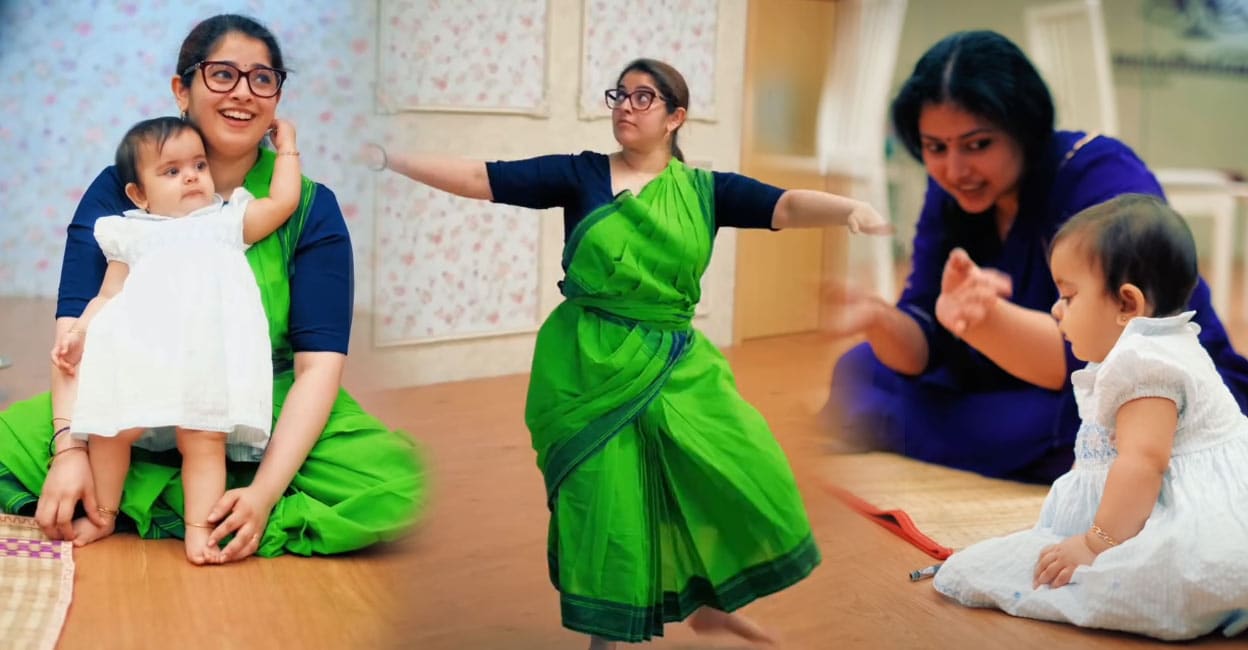 അമ്മയ്ക്കൊപ്പം നൃത്തത്തിൽ പിച്ചവെച്ച് മകളും; അനു സിതാരയുടെ ശിക്ഷണത്തി ...