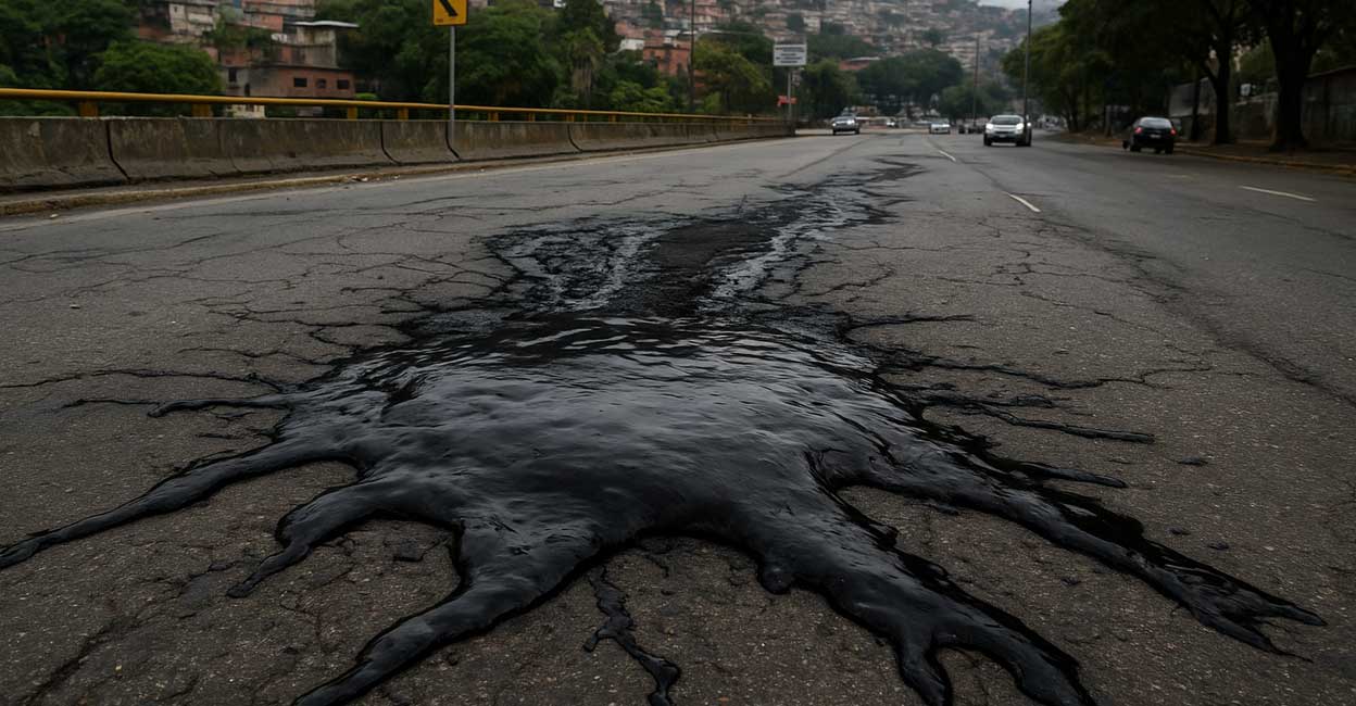 റോഡിൽ പൊടുന്നനെ സംഭവിച്ച കറുത്ത പാട് - La Mancha Negra | mysterious ...