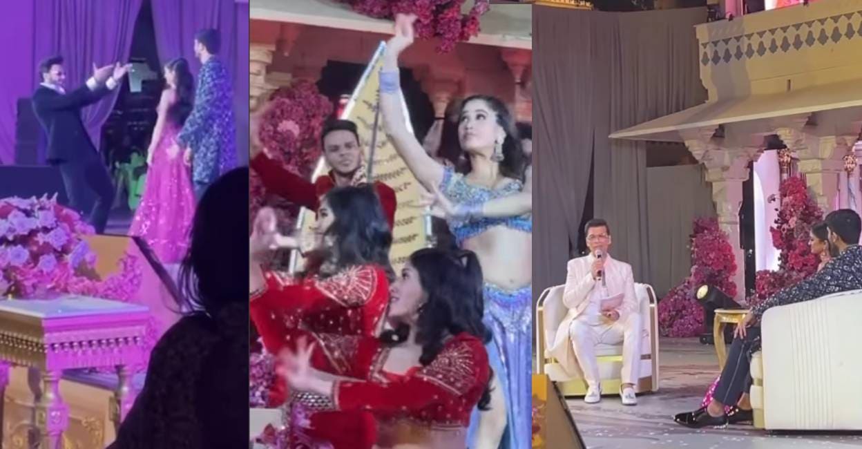 Celebrity wedding | Nethra Manthena wedding | Vamshi Gadicherla ...