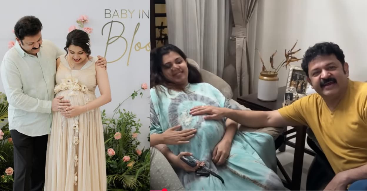 'ഇത് സൂപ്പർ ഫീലിങ്; ദിയയുടെ നിറവയറിൽ തലോടി കൃഷ്ണകുമാറും അഹാനയും ...