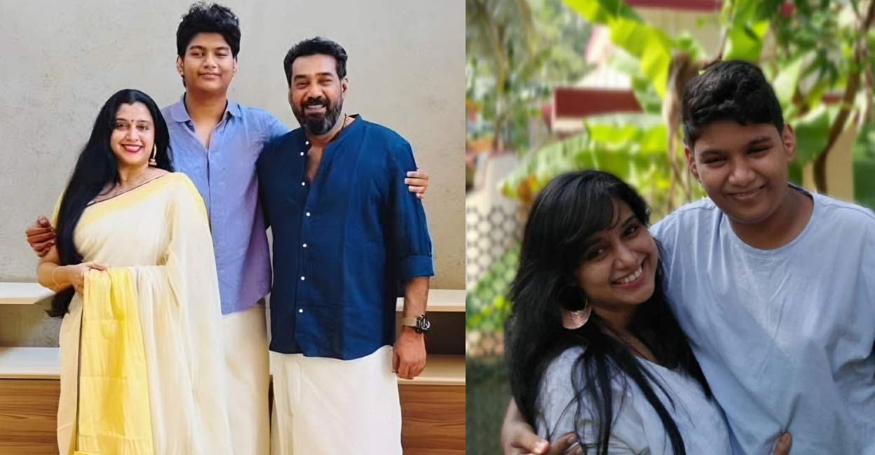 ‘ദക്ഷിന് അച്ഛനേക്കാൾ പൊക്കമായല്ലോ’; ബിജു മേനോൻ–സംയുക്ത കുടുംബ ചിത്രം ...