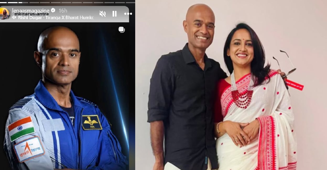 ‘ഈ കീർത്തിചക്രയിലേറെ അഭിമാനം’ ഭർത്താവിനെക്കുറിച്ച് ലെന | Gaganyaan ...