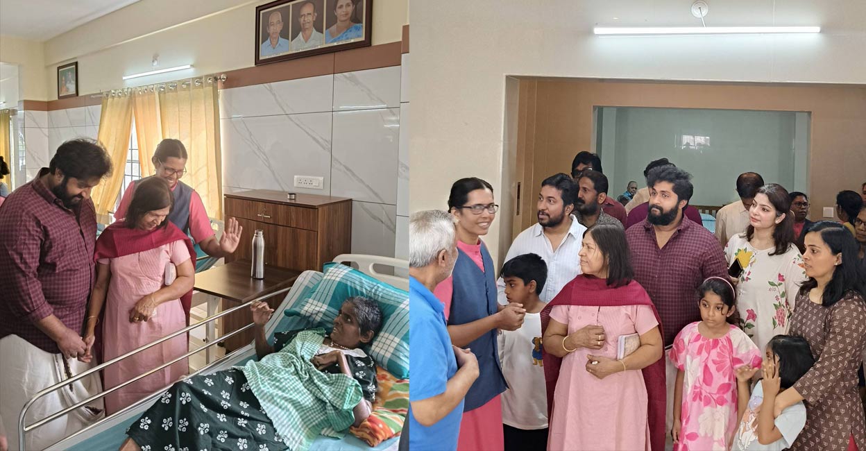 കണ്ണു നനഞ്ഞുപോകുന്ന സ്നേഹക്കാഴ്ച; ശ്രീനിവാസന്റെ 40ാം ചരമദിനം വയോജനങ്ങ ...