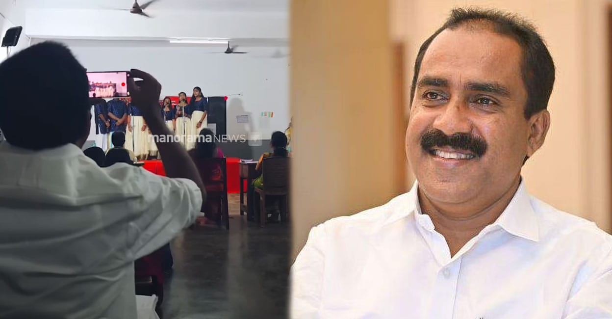 കലോത്സവ വേദിയിലെത്തിയ എംഎല്‍എ കണ്ടത് മകളുടെ ദേശഭക്തിഗാന മത്സരം, വിഡിയോ ...