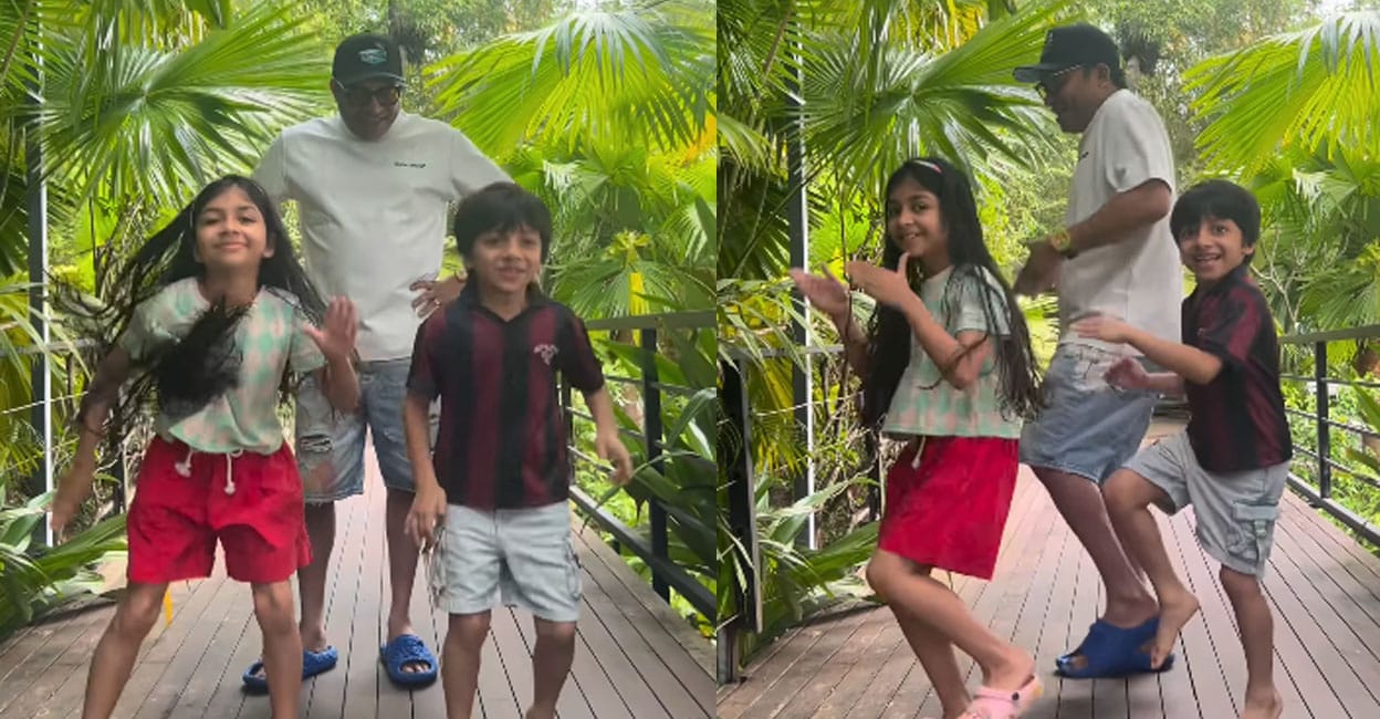 ‘ചെക്കൻ ഡാൻസ് തൂക്കി’; ‘മോണിക്ക’ ഗാനത്തിന് മകനൊപ്പം ചുവടുവച്ച് സൗബി ...