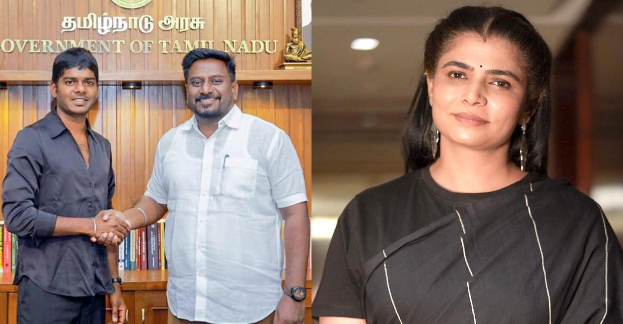 തമിഴ്നാട് വിദ്യാഭ്യാസ മന്ത്രിയുമായി കൂടിക്കാഴ്ച നടത്തി വേടൻ; രൂക്ഷ വിമ ...