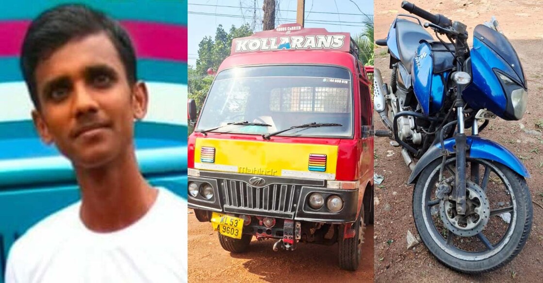 ടിപ്പറും ബൈക്കും കൂട്ടിയിടിച്ച് ബൈക്ക് യാത്രക്കാരനായ യുവാവ് മരിച്ചു; അപകടം പാൽ വാങ്ങാൻ പോകുമ്പോ ...
