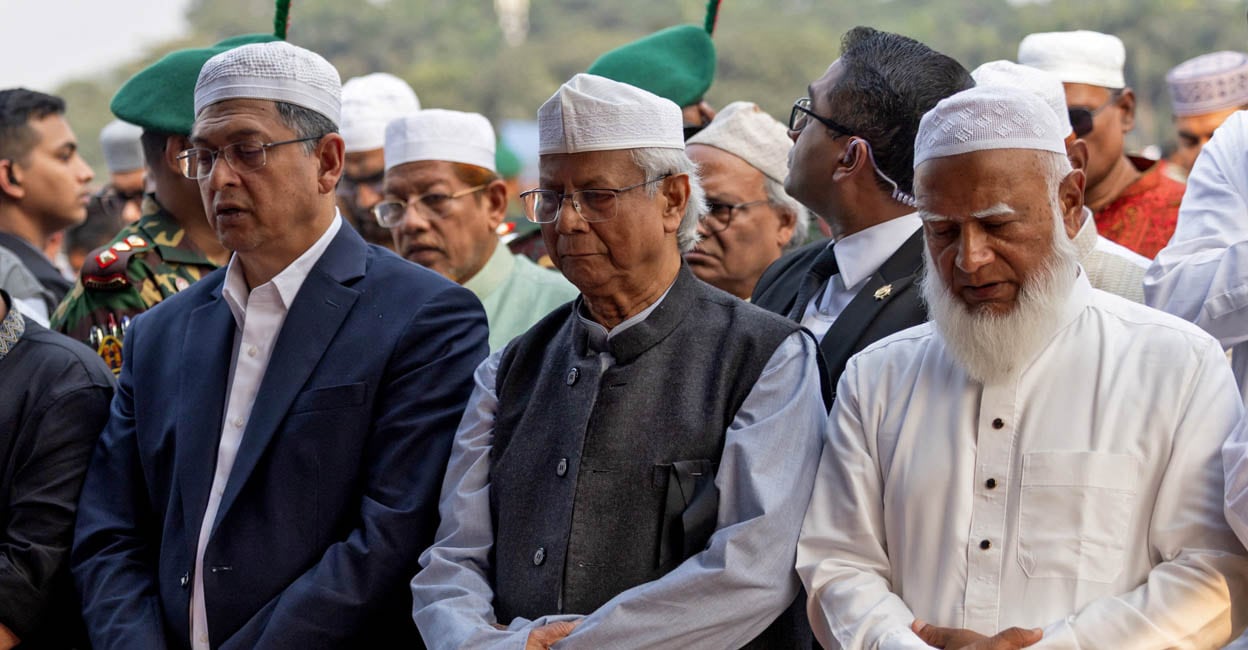 ഹാദിയുടെ പാത പിന്തുടരുമെന്ന് യൂനുസ്; ഇന്ത്യാവിരുദ്ധ നേതാവിനെ ...