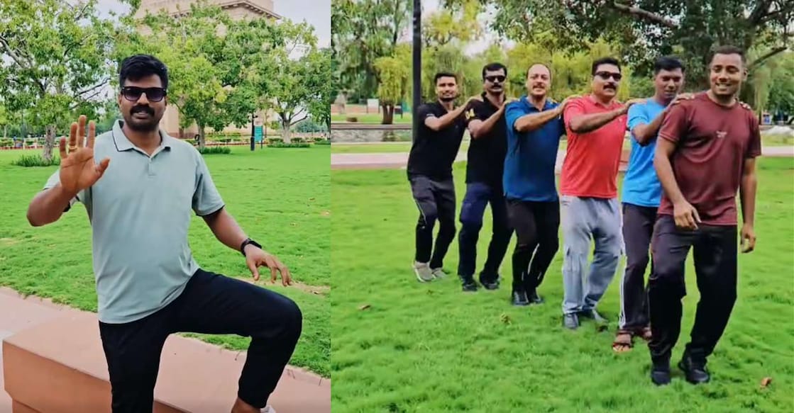 ‘നിർത്ത് നിർത്ത് ഇമ്മാതിരി തക്കിട തരികിട പാട്ടൊന്നും പാടി ഷൈൻ ചെയ്യേണ്ട ...