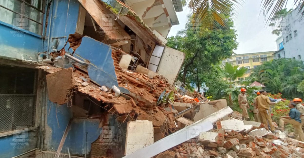 കോട്ടയം മെഡിക്കൽ കോളജിൽ ഇടിഞ്ഞുവീണ കെട്ടിടം പ്രവർത്തനക്ഷമമായിരുന്നില്ല ...