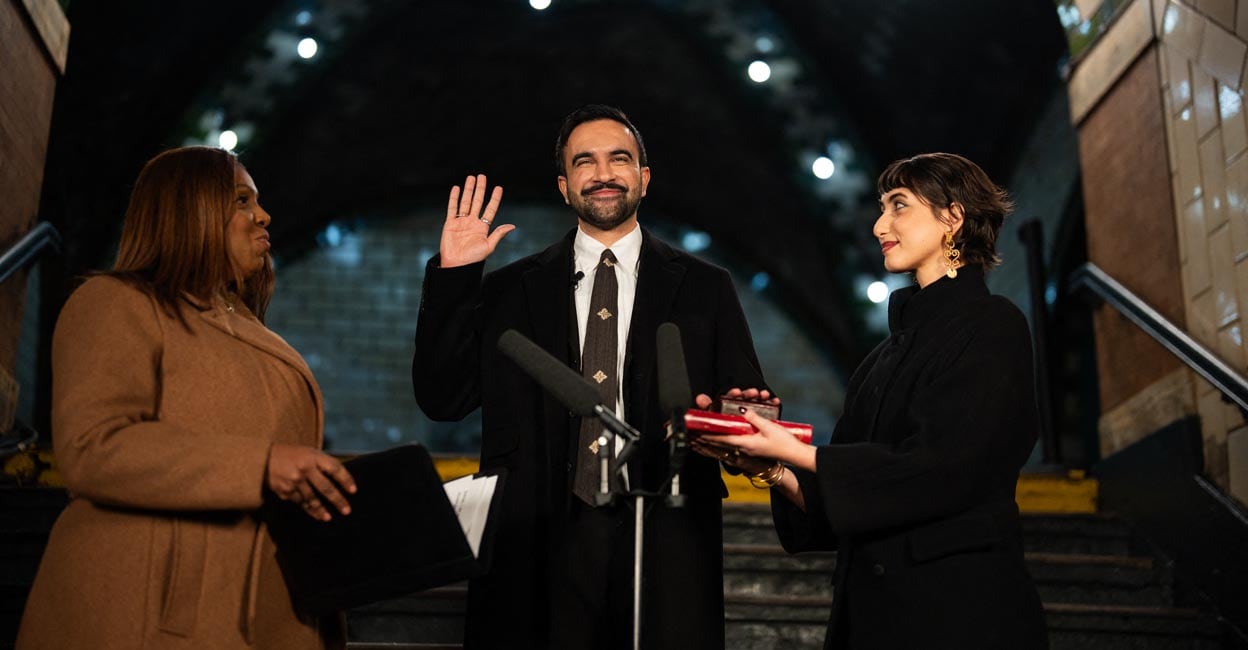 ഖുര്‍ആനില്‍ തൊട്ട് സത്യപ്രതിജ്ഞ; അമേരിക്കയിലെ ഏറ്റവും വലിയ നഗരത്തിന്‍റെ ...