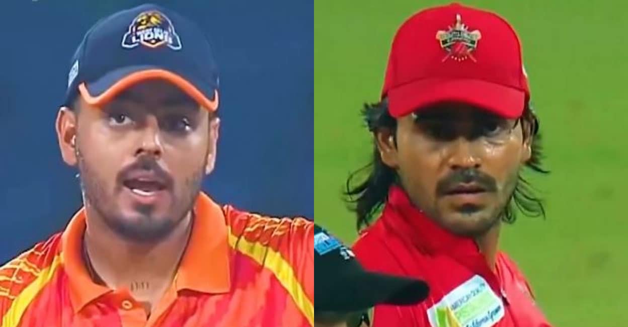 അങ്ങോട്ടുപോയി ചൊറിഞ്ഞു, ദി‍ഗ്‍വേഷിനെ നിർത്തി അപമാനിച്ച് നിതീഷ് റാണ ...