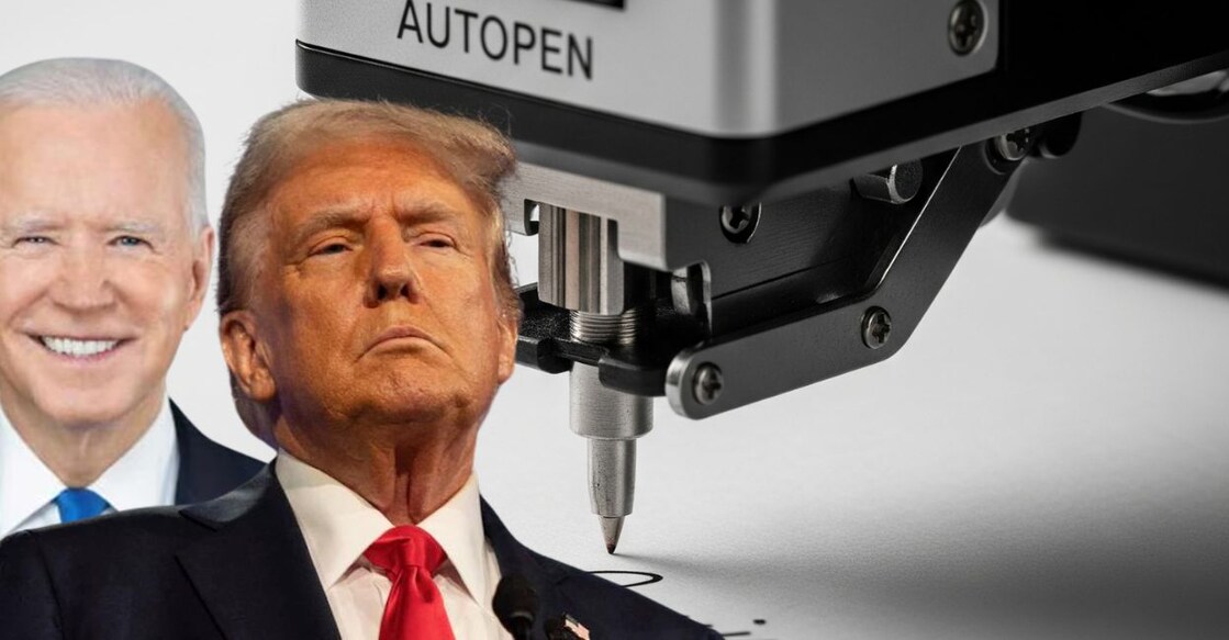 'അമേരിക്കൻ പ്രസിഡന്റിനായി രേഖകളിൽ ഒപ്പിടുന്ന യന്ത്രം', വിവാദത്തിലായി ...