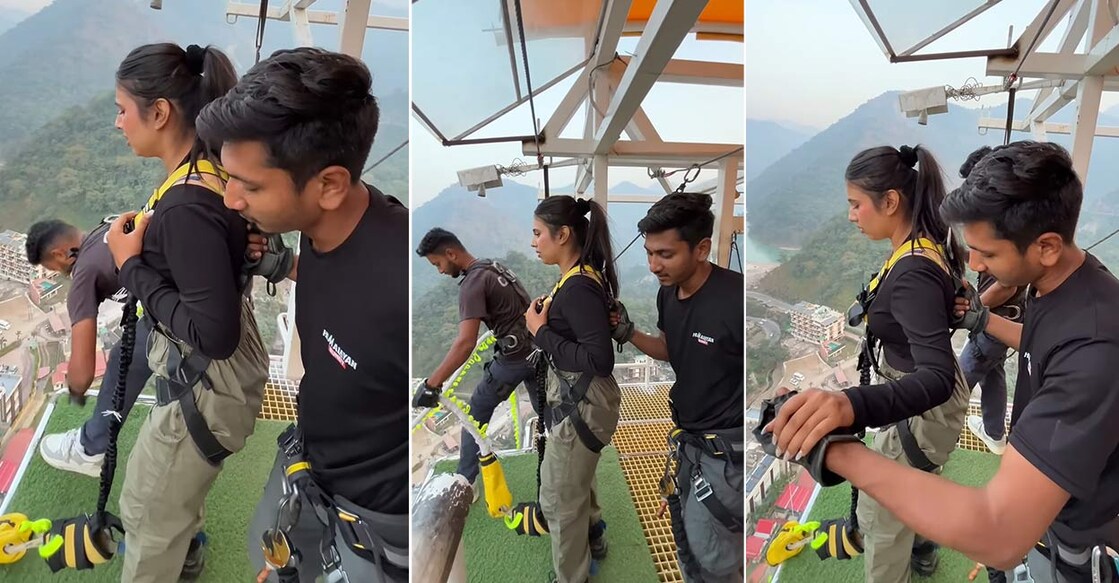 വൈറൽ വിഡിയോ - Viral Video: Rishikesh Bungee Jump| Staff Member Inspiring Words | Travel News ...