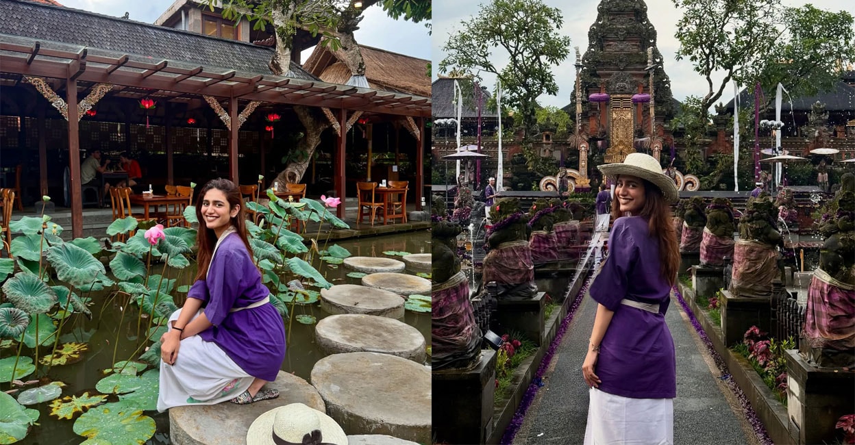 ഹേയ്...നീ എന്ത് സുന്ദരി; ബാലിയുടെ ഹൃദയം തൊട്ട് പ്രിയ വാരിയർ | ബാലി ...