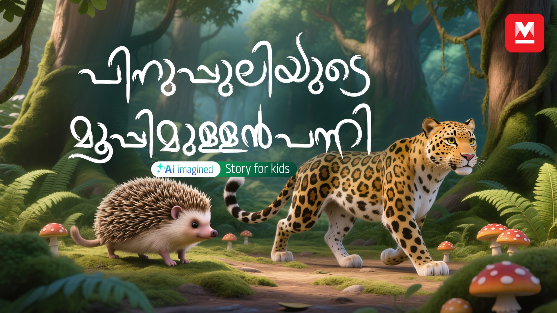 പിനുപ്പുലിയുടെ മൂപ്പിമുള്ളൻപന്നി | Malayalam Animated Story for Kids ...