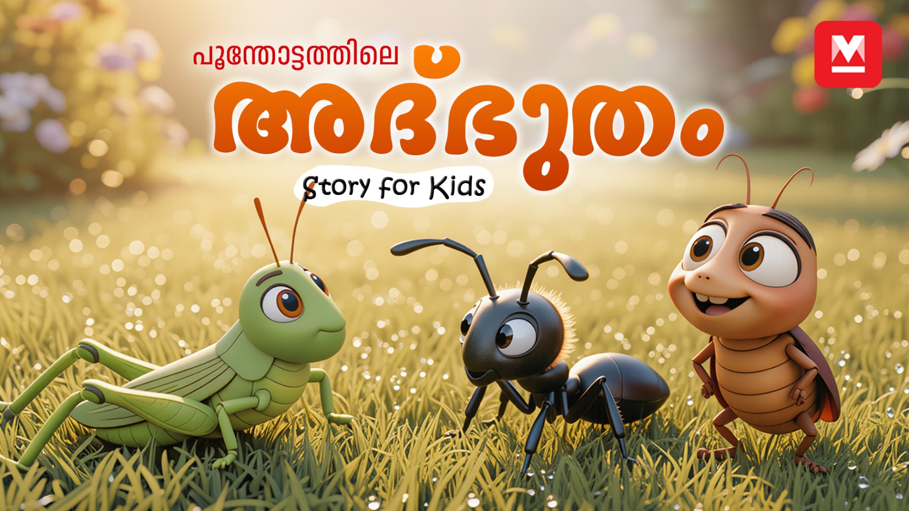പൂന്തോട്ടത്തിലെ അദ്ഭുതം | Malayalam Story for Kids | MKid | Bedtime ...