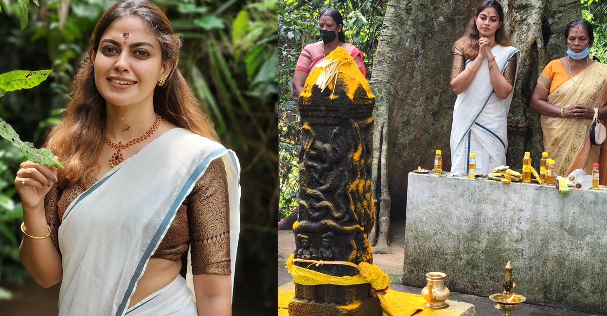 ‘എന്റെ നാട്, എന്റെ നാട്ടുകാർ, എന്റെ അമ്പലം | Actress Anusree Temple ...