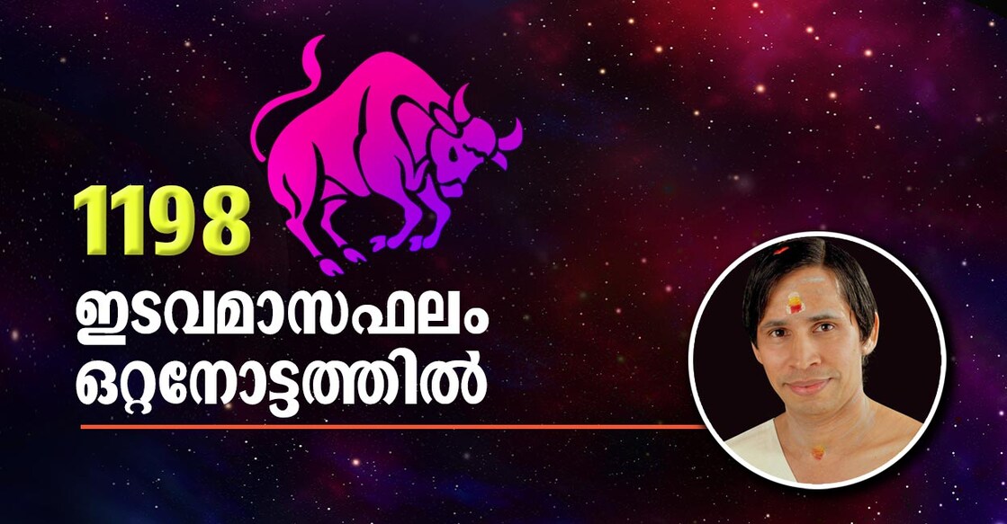 ഈ കൂറുകാർക്ക് അഭിമാനനേട്ടം, ധനലാഭം; ഇടവമാസഫലം ഒറ്റനോട്ടത്തിൽ - Monthly ...