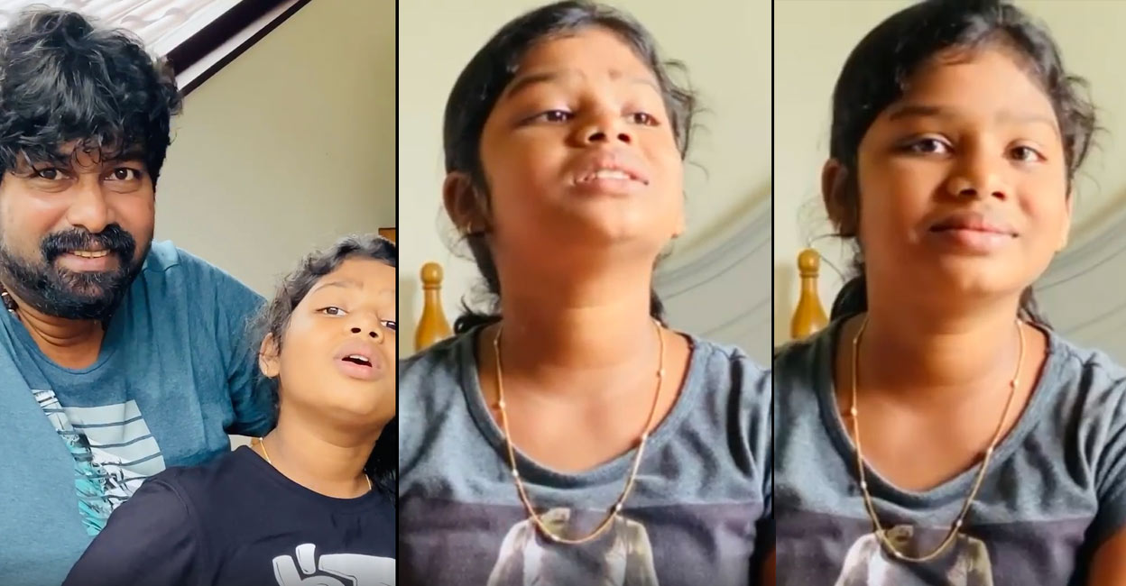 ‘ഉണരുമീ ഗാനം ഉരുകുമെന്നുള്ളം’; അതിമനോഹരമായി പാടി പാത്തു, വിഡിയോ ...