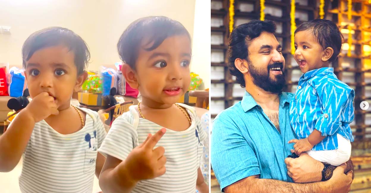 കുഞ്ഞു രുദ്രയെ കടിച്ച ‘കട്ടപ്പ’ ; മകന്റെ ക്യൂട്ട് വിഡിയോ പങ്കുവച്ച് ...