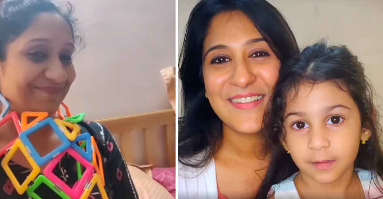 കൊച്ചു മകൾക്കു മുന്നിൽ അനുസരണയോടെ സുജാത; അമ്മമ്മയെ അണിയിച്ചൊരുക്കി ...