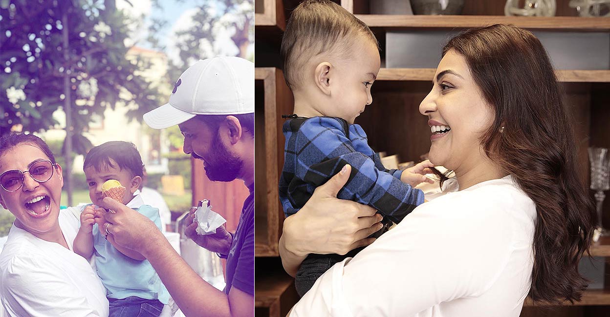 നീലിന്റെ ആ ക്യൂട്ട് എക്സ്പ്രഷന് നിറഞ്ഞ സ്നേഹവുമായി സമാന്ത - Kajal ...