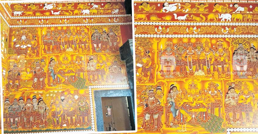 ഹരിപ്പാട് ക്ഷേത്ര ചുമരുകൾ ഇനി സ്കന്ദ പുരാണ കഥകൾ പറയും