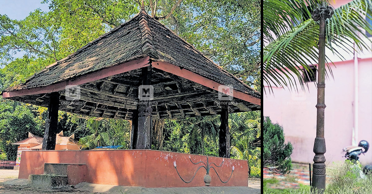 പഴമയുടെ ഓർമയുണർത്തി ചുമടുതാങ്ങികളും കളിത്തട്ടുകളും