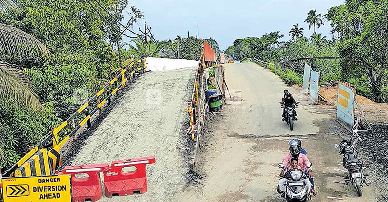 എസി റോഡ്: ഒന്നാംകര പാലം നിർമാണം ഇന്നു തുടങ്ങും