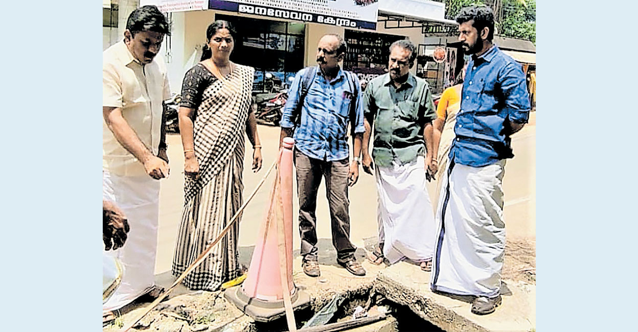 ചൂനാട് ടൗണ്‍ വെള്ളക്കെട്ട് ഒഴിവാക്കാൻ നടപടിയുമായി എംഎൽഎ