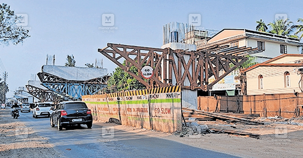 അരൂർ–തുറവൂർ ഉയരപ്പാത: മൂന്നിലൊന്ന് തൂണുകളുടെ നിർമാണം പൂർത്തിയായി; നി ...