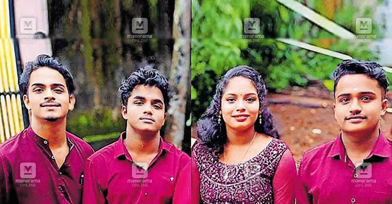 നാൽവർ സംഘം ഒരുമയോടെ, ജനനത്തിൽ മാത്രമല്ല വിജയത്തിലും; പ്ലസ്ടുവിന് മികച്ച ...