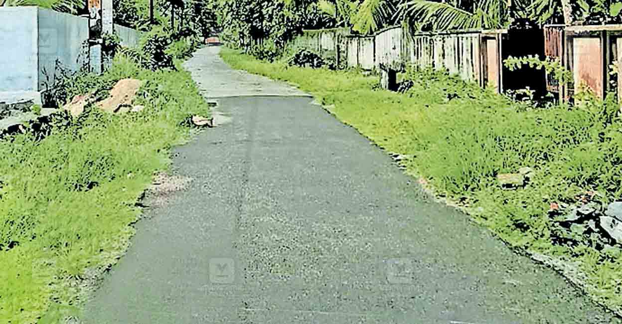മതിൽ വീണു; കാടും കയറി; മഠത്തുംപടി റോഡിൽ യാത്ര ദുഷ്കരം | Chennithala ...