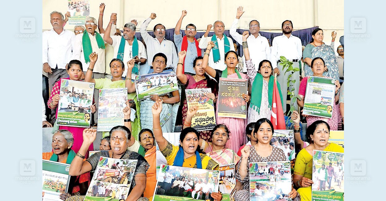 ദേവനഹള്ളി എയ്റോസ്പേസ് പാർക്ക്; ഫ്രീഡം പാർക്കിൽ കർഷകരുടെ അനിശ്ചിതകാല ...