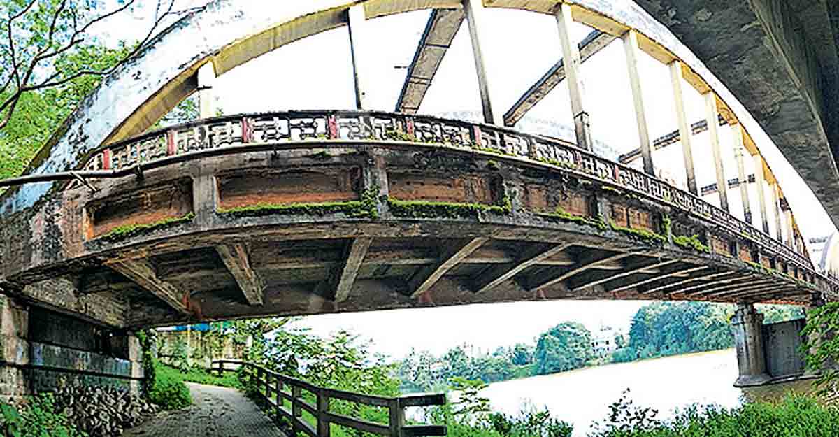 മംഗലപ്പുഴ ആർച്ച് പാലത്തിന് ഇന്ന് ഷഷ്ടിപൂർത്തി