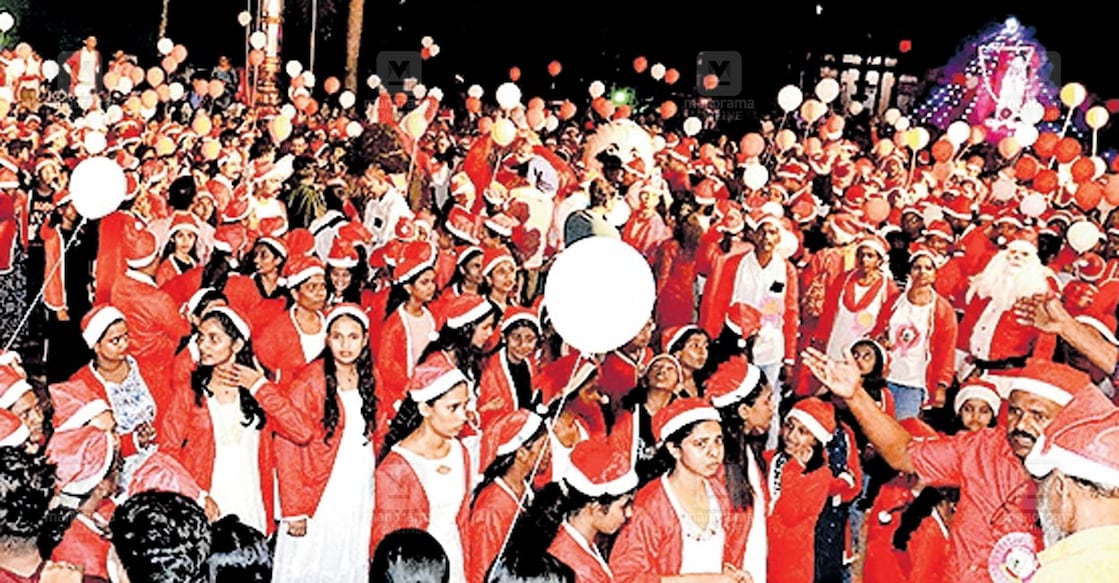 നാടിളക്കി പാപ്പാഞ്ഞികൾ; ആഘോഷമായി ബോൺ നതാലെ | Christmas celebrations ...