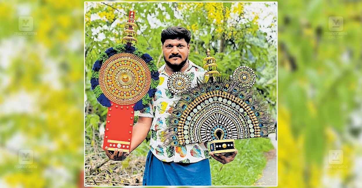 വിഷുക്കോലങ്ങൾ ഒരുക്കി രജീഷ് | Vishu Kolam | Vishu kolams | വീശു കോലം ...