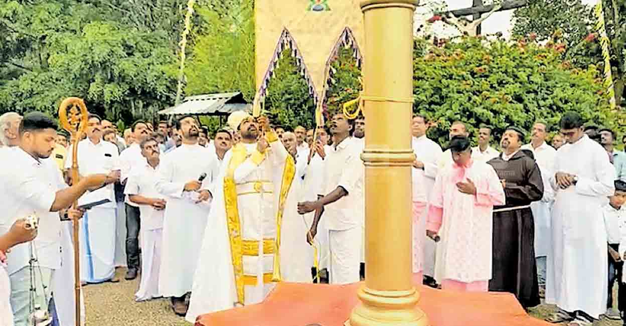 രാജകുമാരി ദൈവമാതാ പള്ളിയിൽ എട്ടുനോമ്പു തിരുനാൾ കാെടിയേറി; ഗതാഗത ...