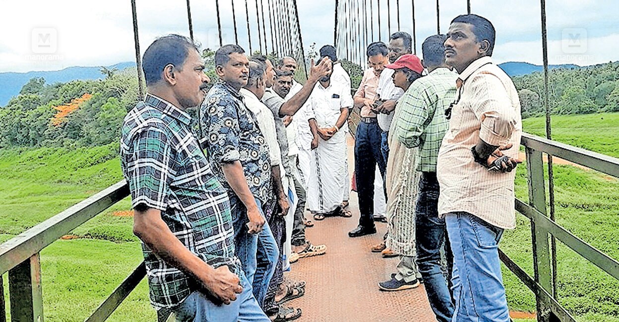 പാലം നിർമാണത്തിന് എതിർപ്പുമായി വനംവകുപ്പ്; പരിശോധന നടത്തി | Ayappan ...