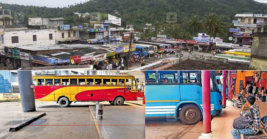 കട്ടപ്പന ബസ് സ്റ്റാൻഡ് യാത്രക്കാരുടെ മേൽ പാഞ്ഞുകയറി ബസുകൾ | Kattappana ...