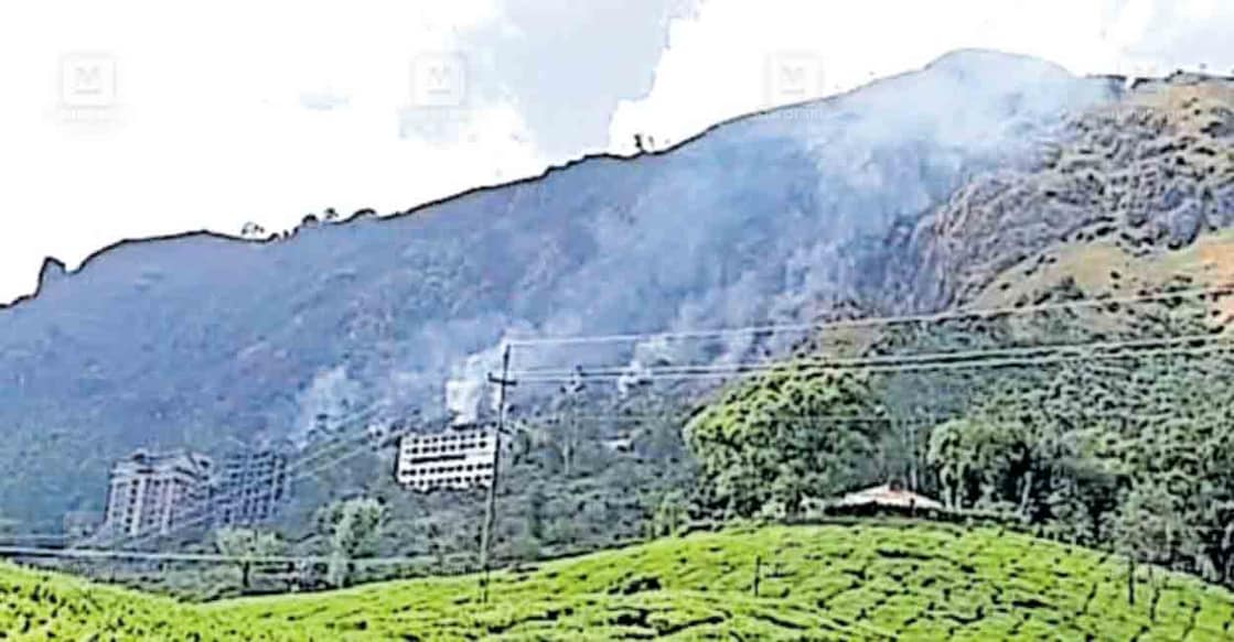 കാട്ടുതീ: ഏക്കറുകണക്കിന് പുൽമേടുകൾ കത്തിനശിച്ചു | Munnar wildfire ...