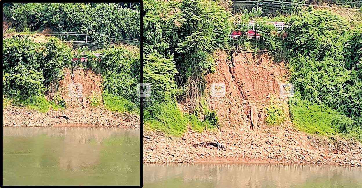 ഇരിട്ടിയിൽ പുഴയോരം ഇടിയുന്നു; സംസ്ഥാനാന്തര പാതയ്ക്ക് ഭീഷണി